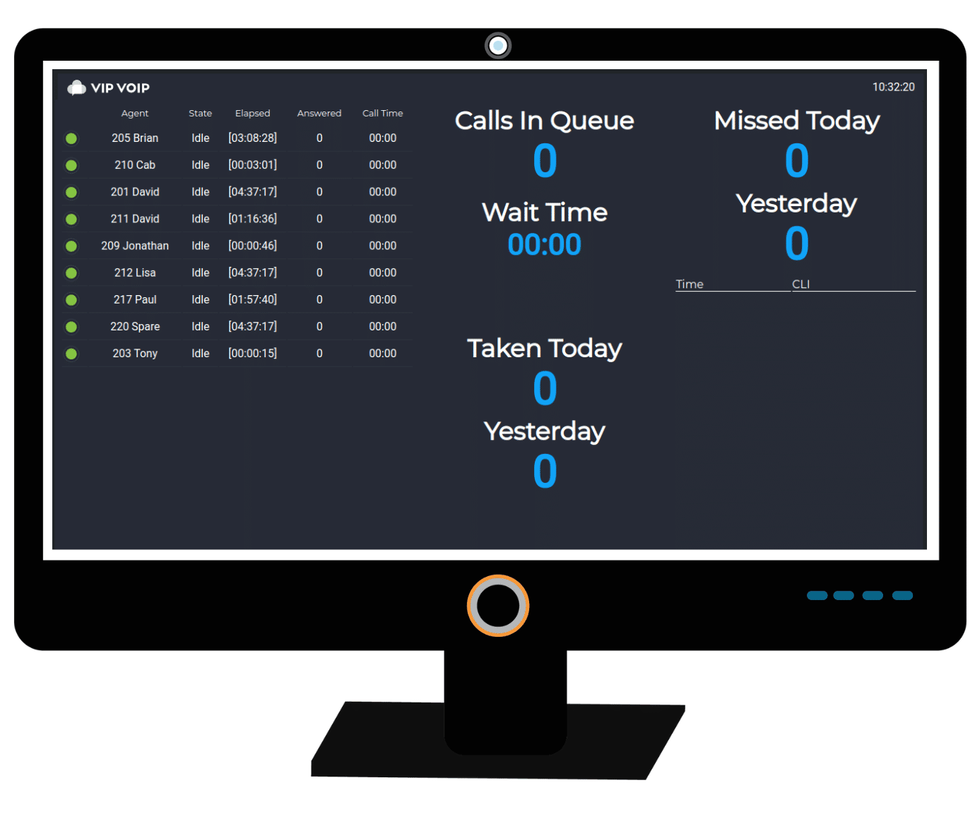 Improvement to Email Reports - VIP VoIP - Reports on the browser